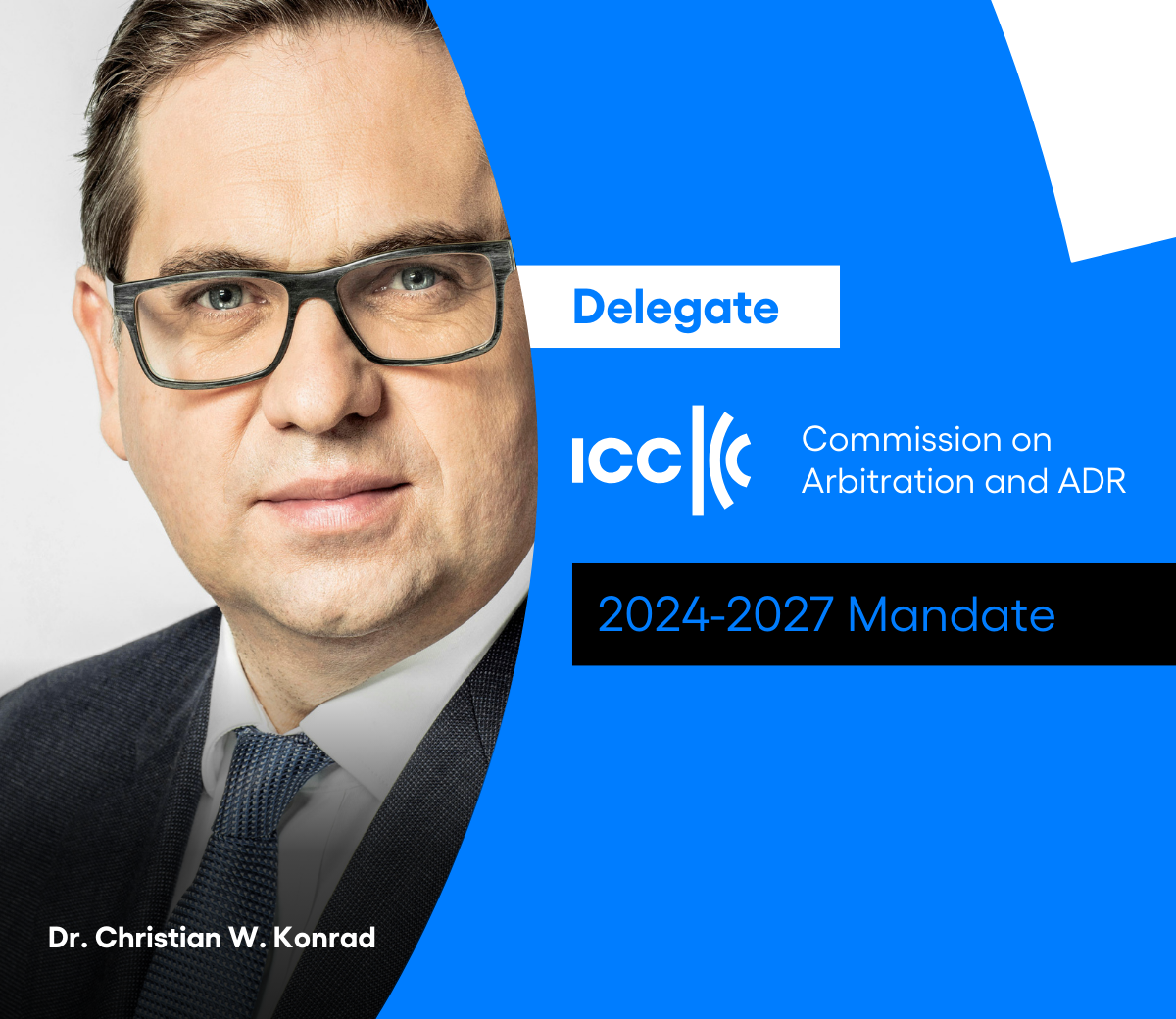 Konrad Partners - ICC Commission on Arbitration and ADR 2024-2027 term